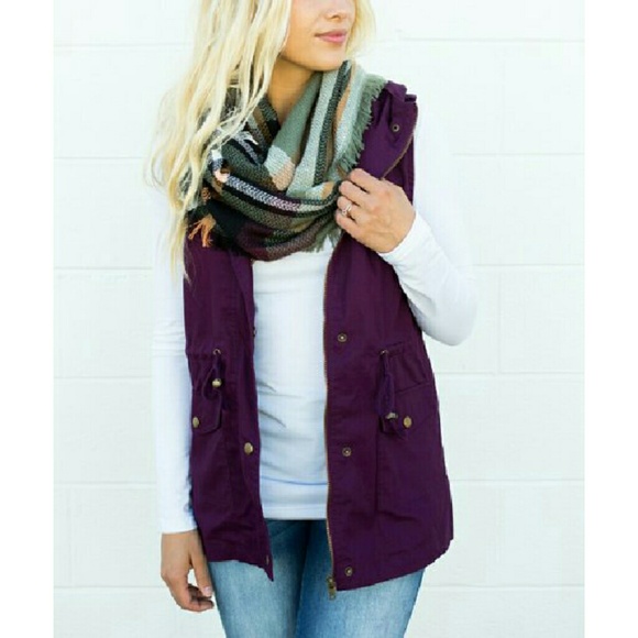 Jackets & Coats | Favorite Utility Vest In Plum | Poshmark
